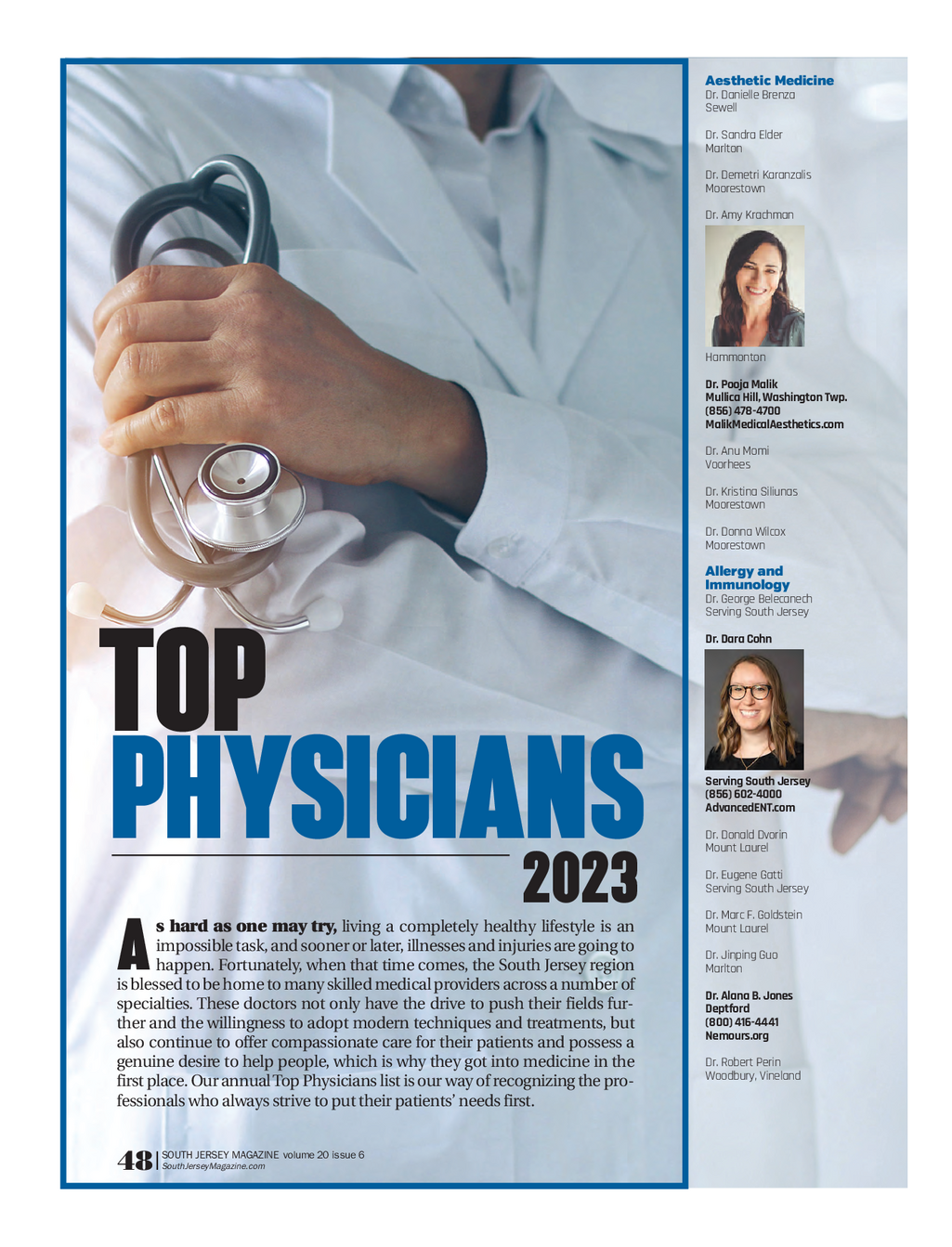 South Jersey Magazine - Marlton / Medford - Issue #6 (September 2023)