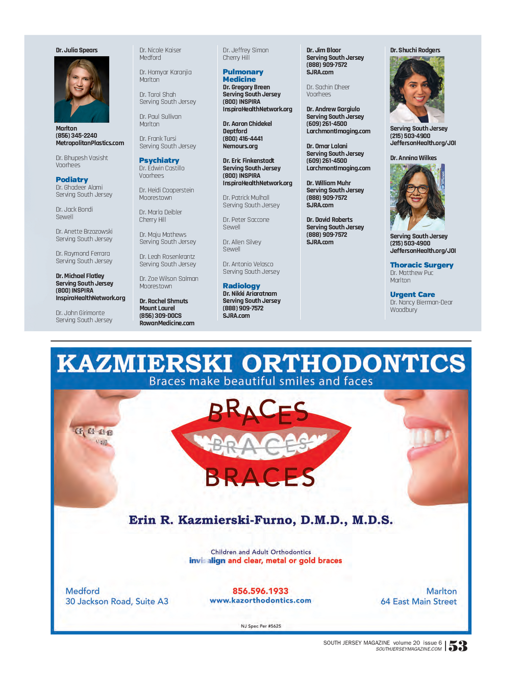 South Jersey Magazine - Marlton / Medford - Issue #6 (September 2023)