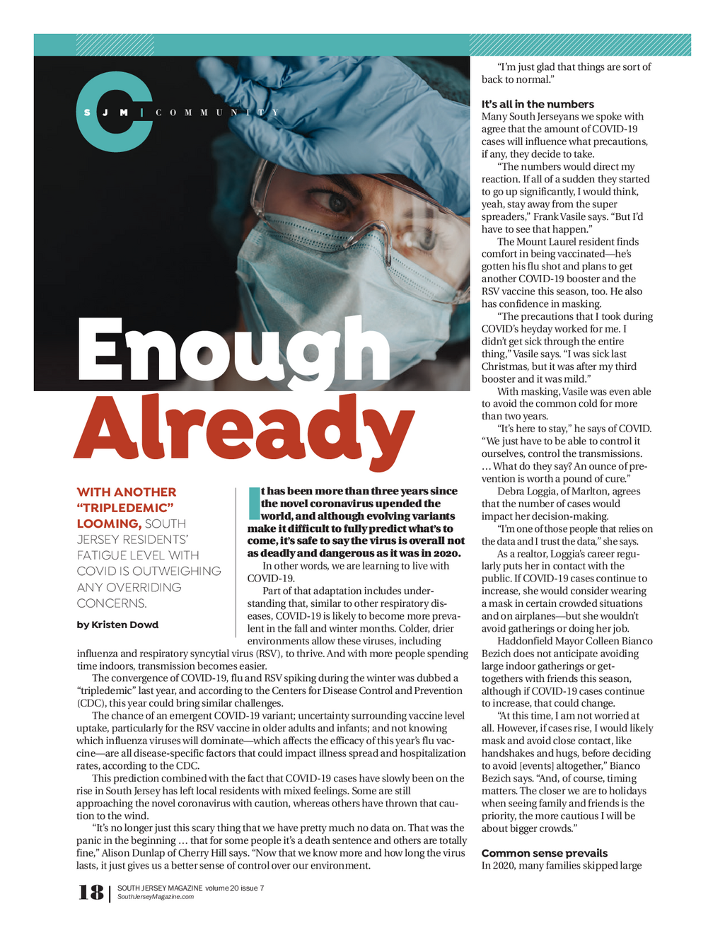South Jersey Magazine - Marlton / Medford - Issue #7 (October 2023)