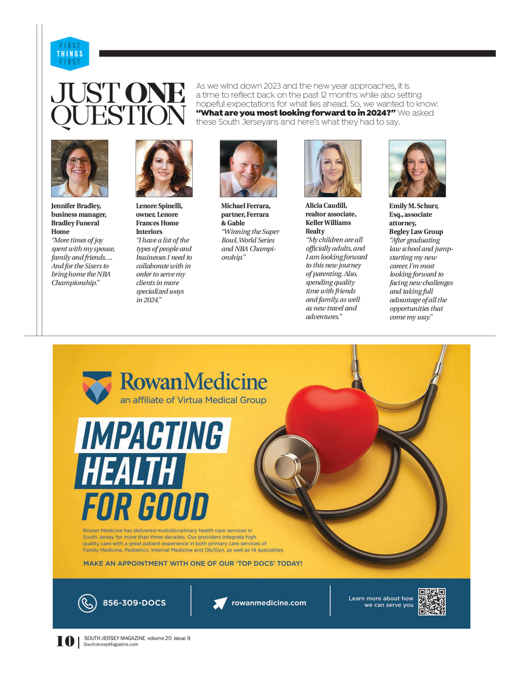 South Jersey Magazine - Marlton / Medford - Issue #9 (December 2023)