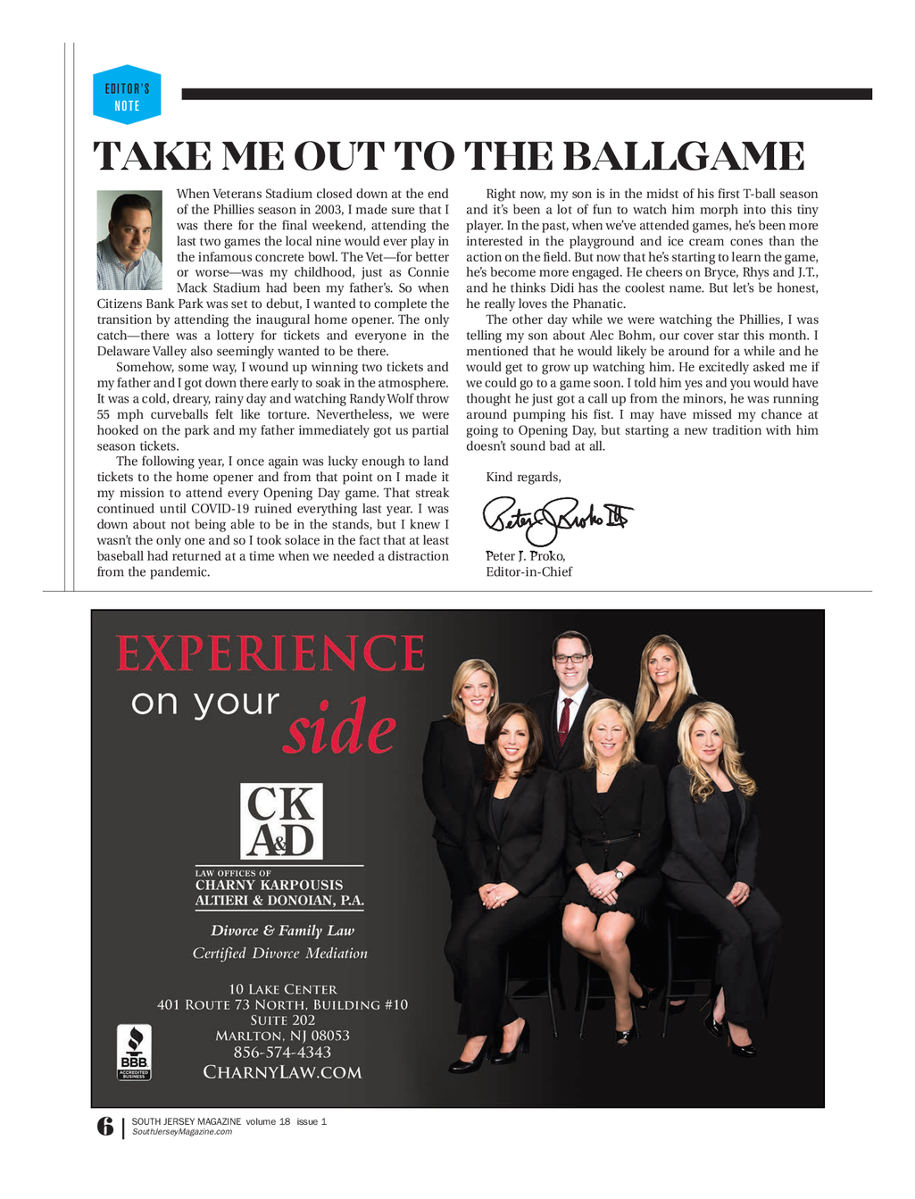 South Jersey Magazine - Cherry Hill / Haddonfield / Voorhees - Issue #1 ...